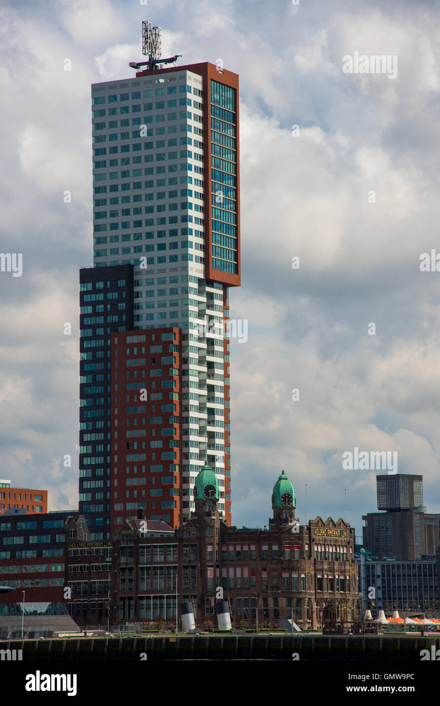 skyscrapers in rotterdam holland Stock Photo - Alamy