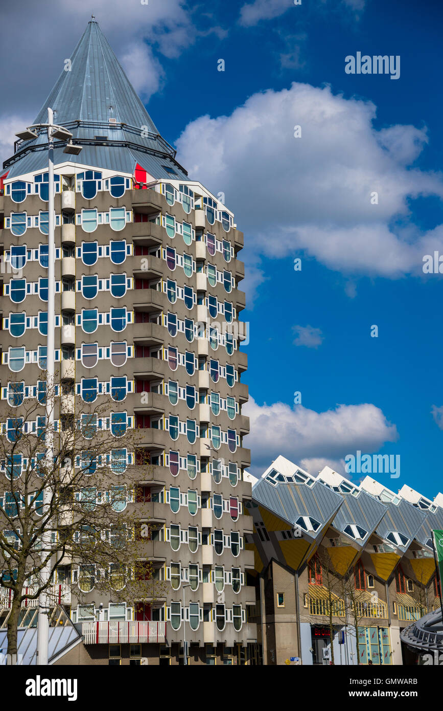 square houses at blaak in rotterdam holland Stock Photo - Alamy
