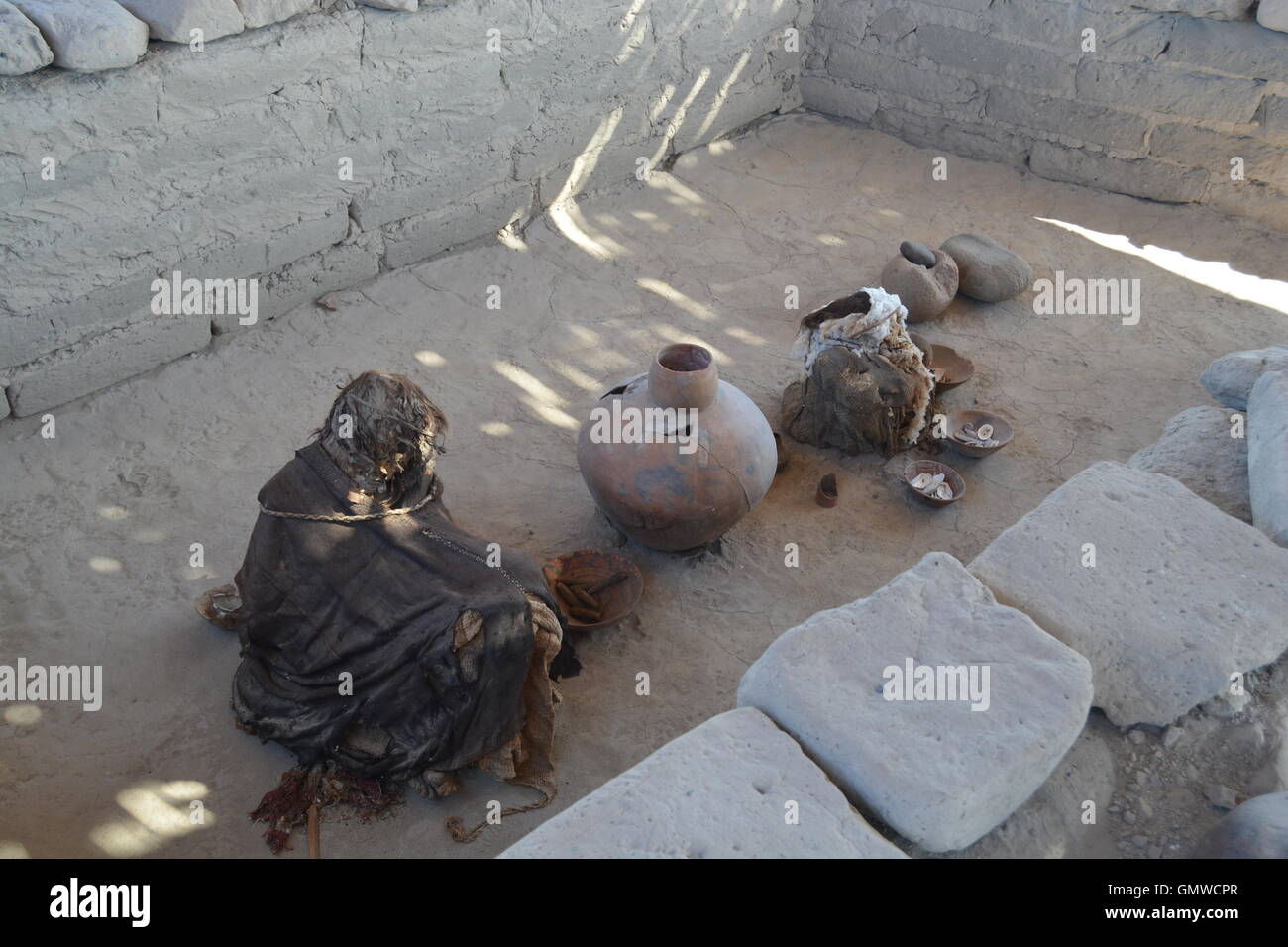 Chauchilla Cemetery, Nazca Burial, Nazca, Peru Stock Photo - Alamy