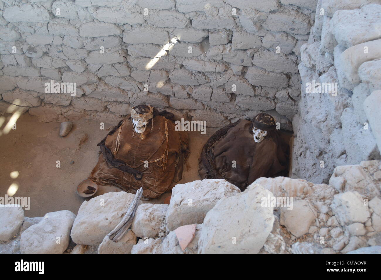 Chauchilla Cemetery, Nazca Burial, Nazca, Peru Stock Photo - Alamy