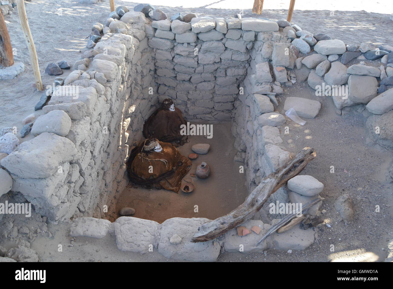 Chauchilla Cemetery, Nazca Burial, Nazca, Peru Stock Photo - Alamy
