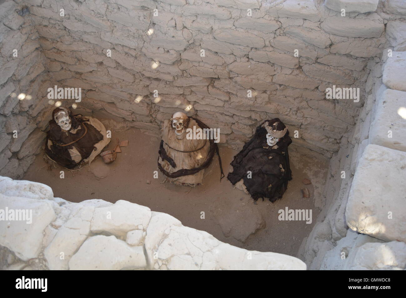 Chauchilla Cemetery, Nazca Burial, Nazca, Peru Stock Photo - Alamy