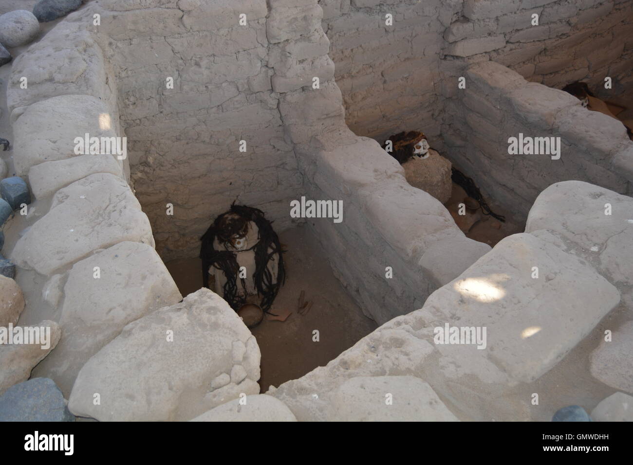 Chauchilla Cemetery, Nazca Burial, Nazca, Peru Stock Photo - Alamy