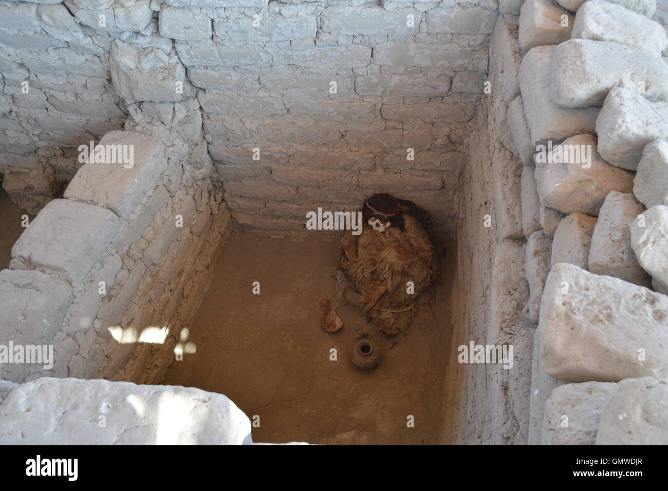 Chauchilla Cemetery, Nazca Burial, Nazca, Peru Stock Photo - Alamy
