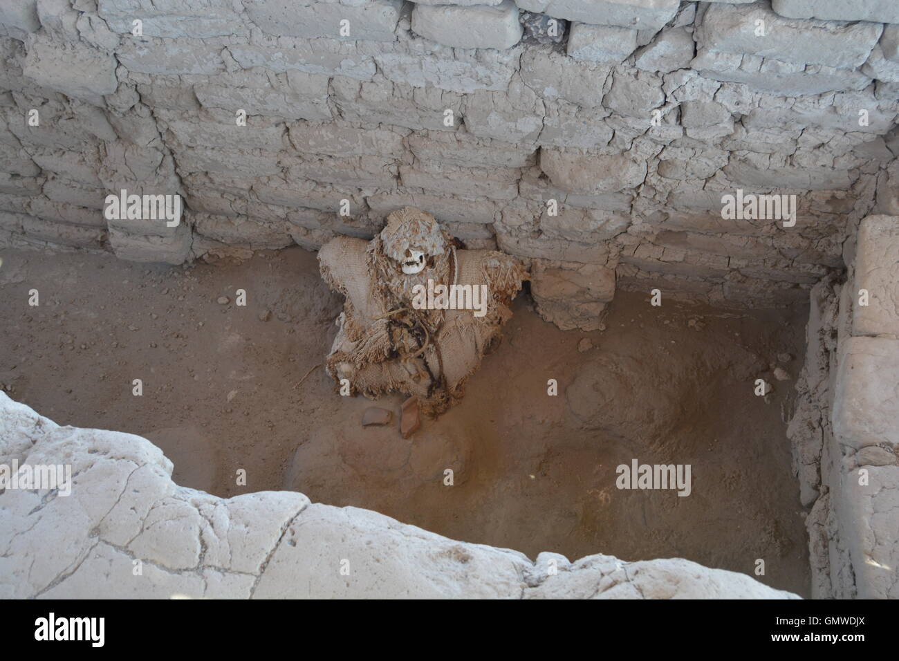 Chauchilla Cemetery, Nazca Burial, Nazca, Peru Stock Photo - Alamy