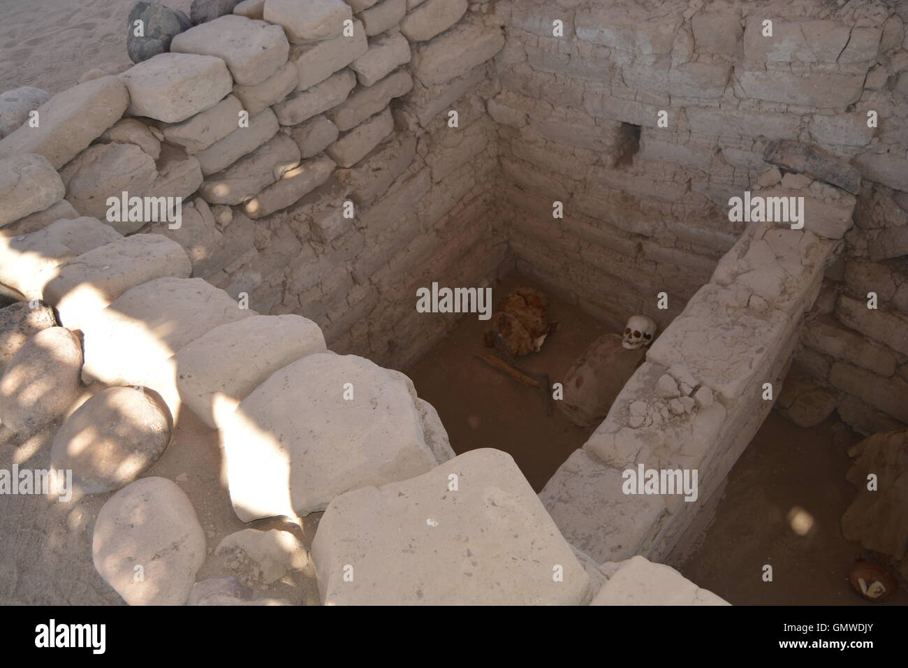 Chauchilla Cemetery, Nazca Burial, Nazca, Peru Stock Photo - Alamy