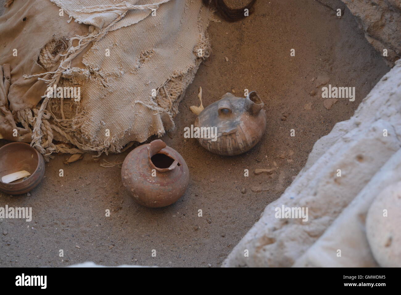 Chauchilla Cemetery, Nazca Burial, Nazca, Peru Stock Photo - Alamy