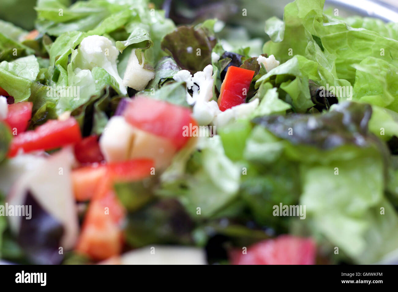 Salad Close Up Stock Photo - Alamy