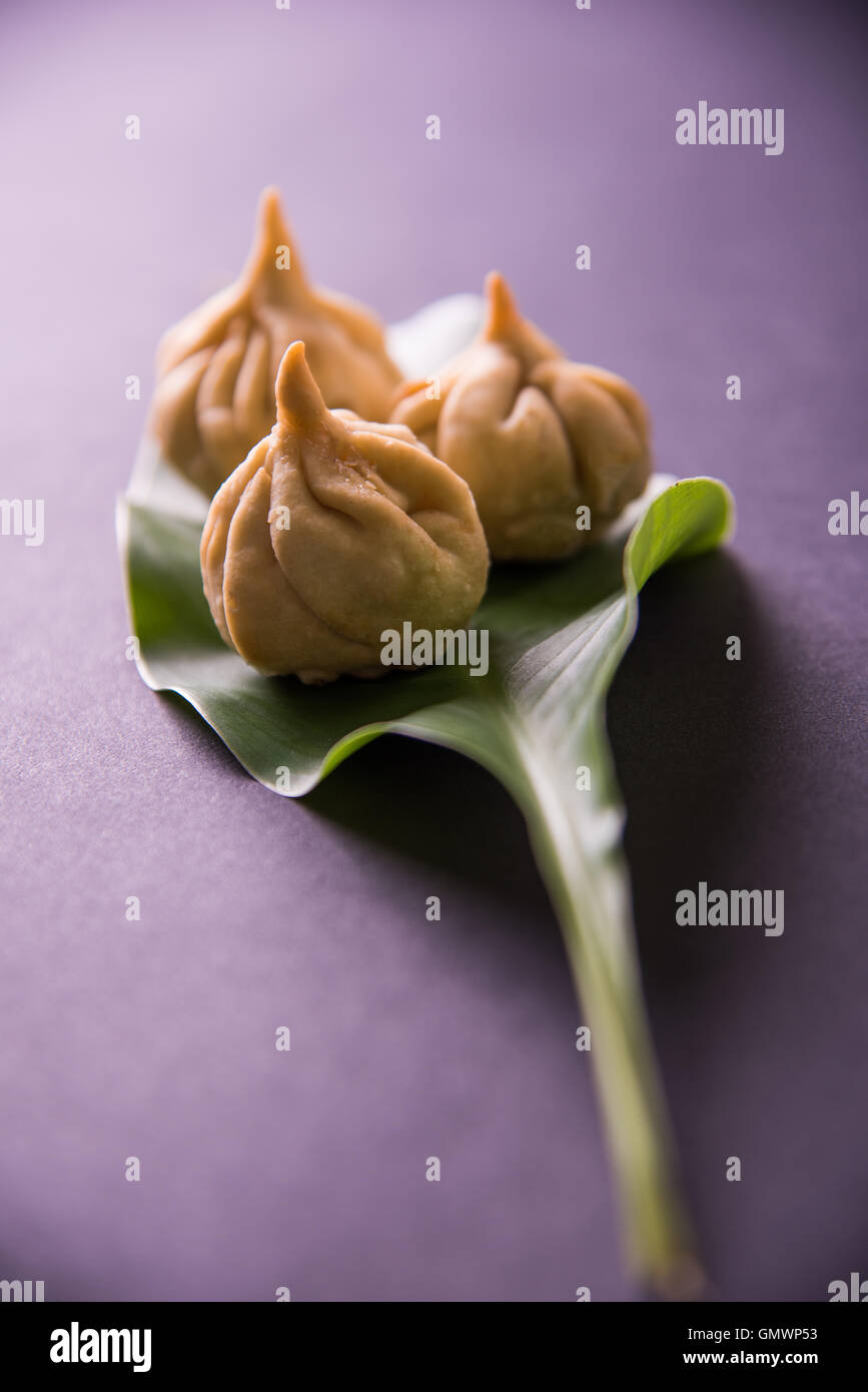 Indian food modak Stock Photo - Alamy