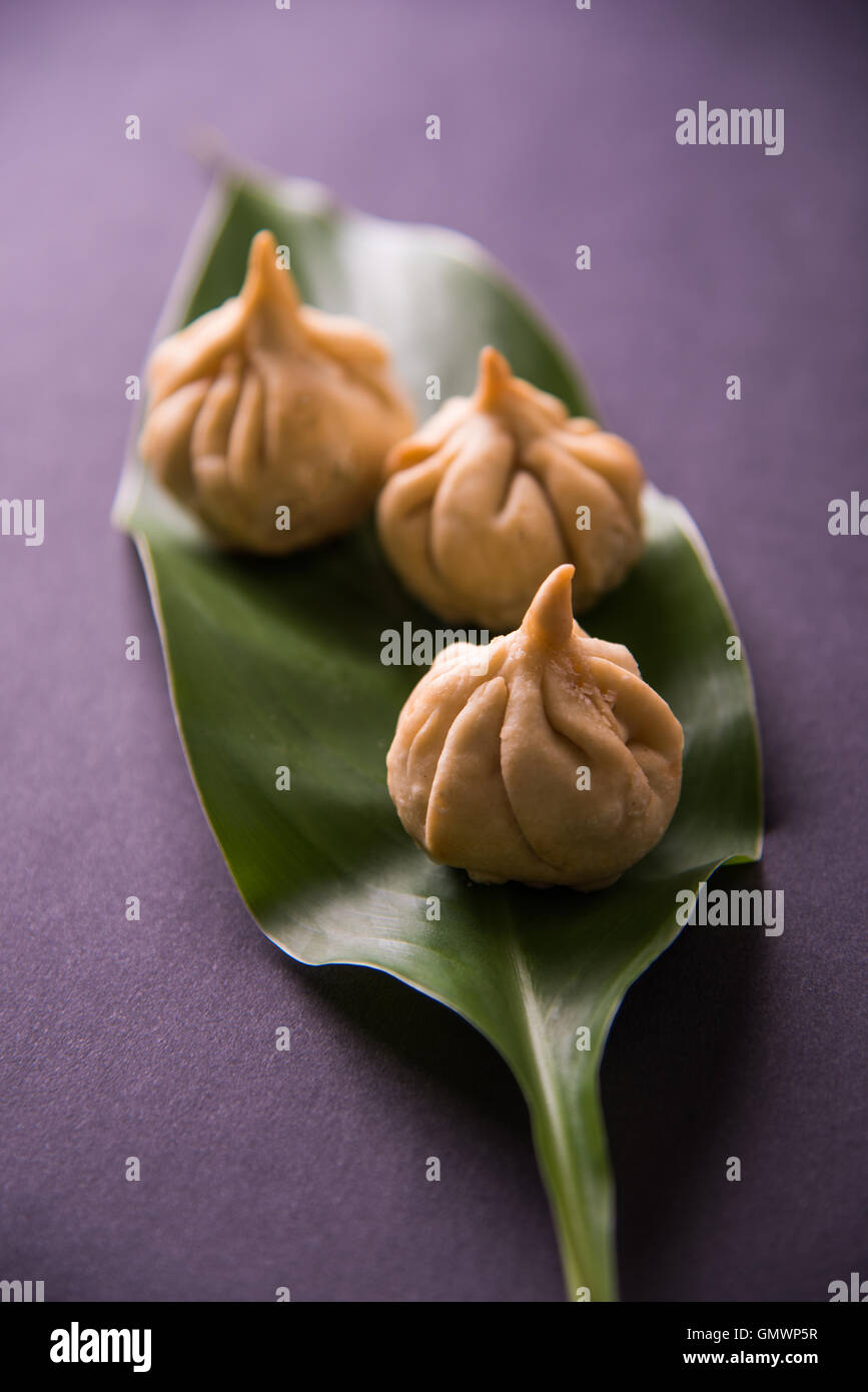 Indian food modak Stock Photo - Alamy