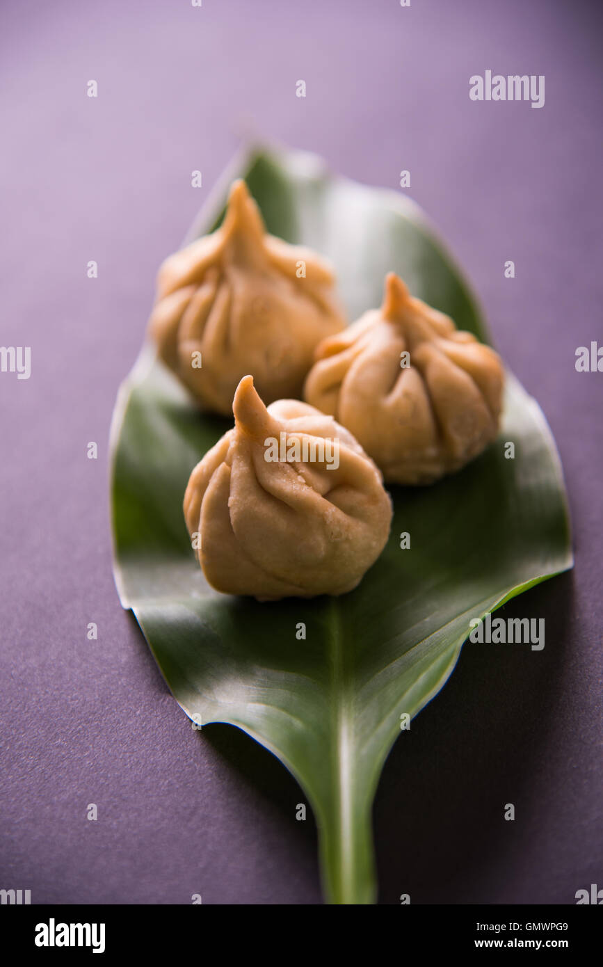 Indian food modak Stock Photo - Alamy