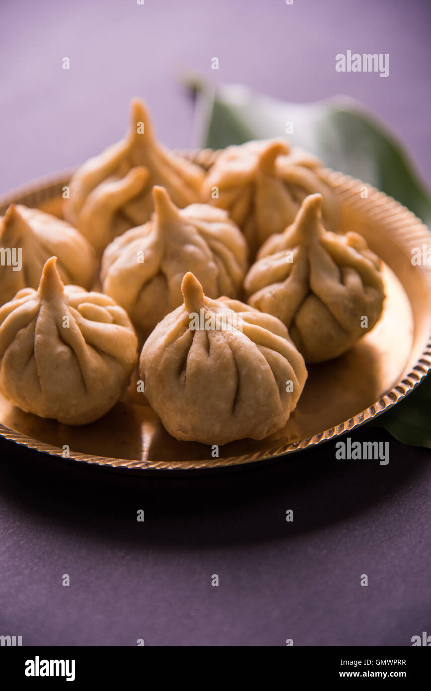 Indian food modak Stock Photo - Alamy