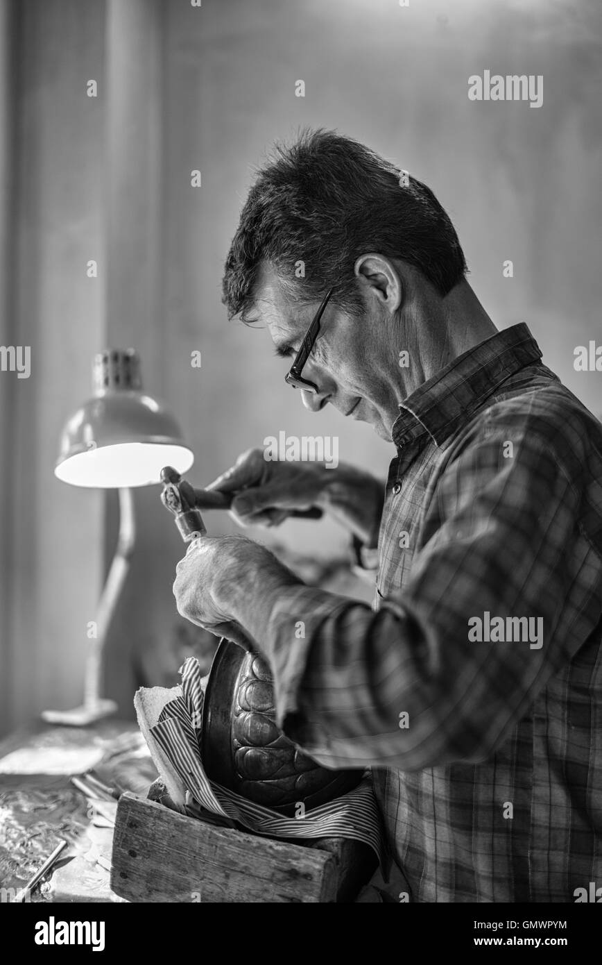 Craft center Black and White Stock Photos & Images - Alamy