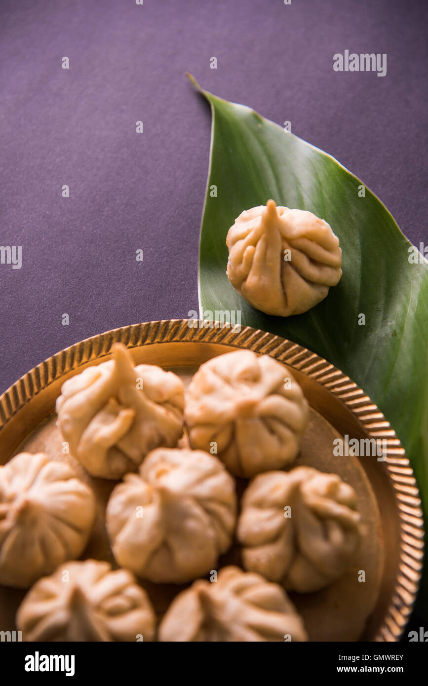 Indian food modak Stock Photo - Alamy