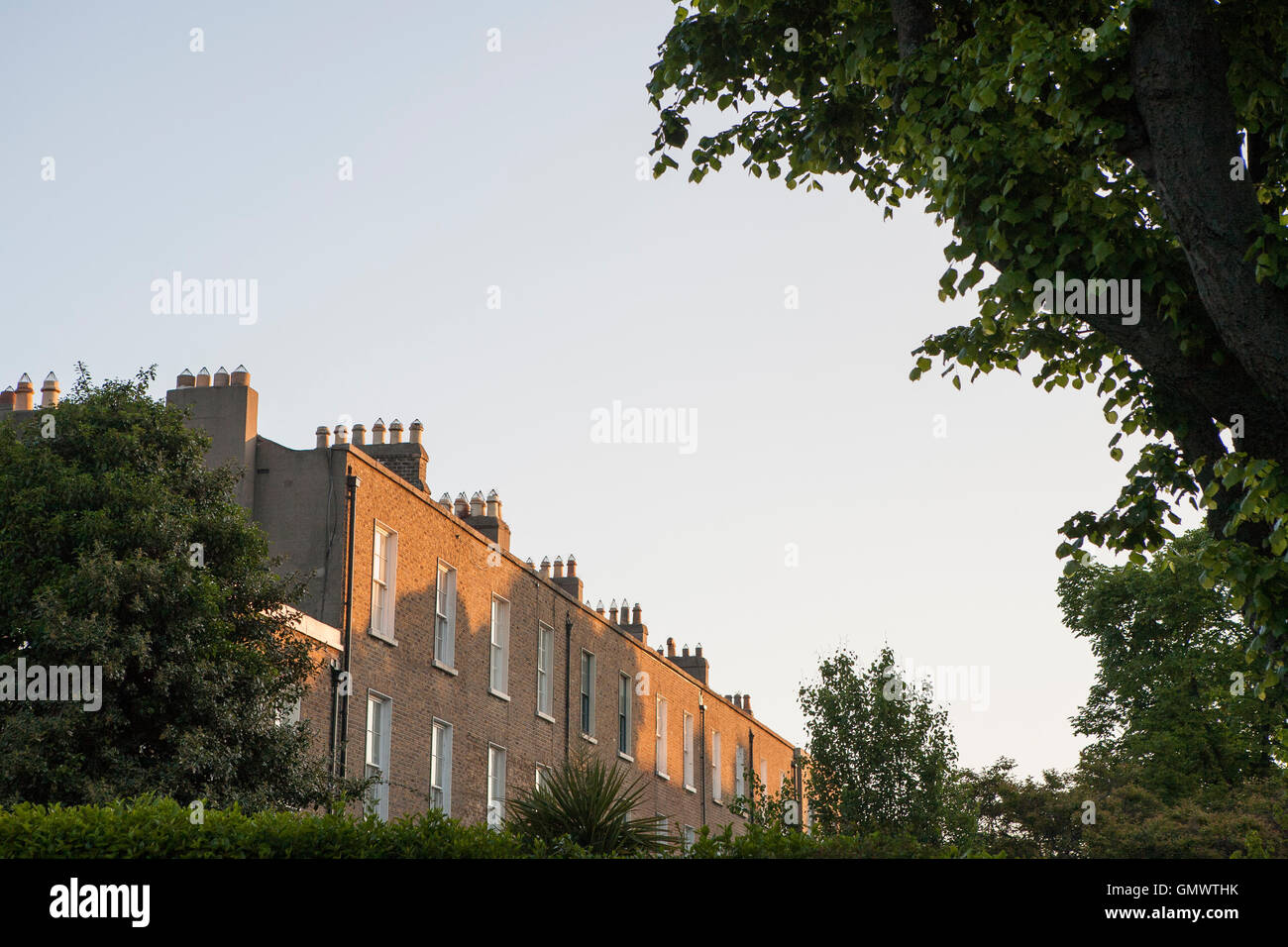 Typical architecture of Dublin dating from the Georgian period Stock ...