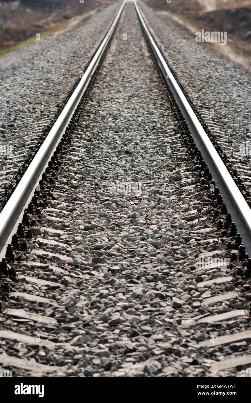 Single point perspective railroad hi-res stock photography and images - Alamy
