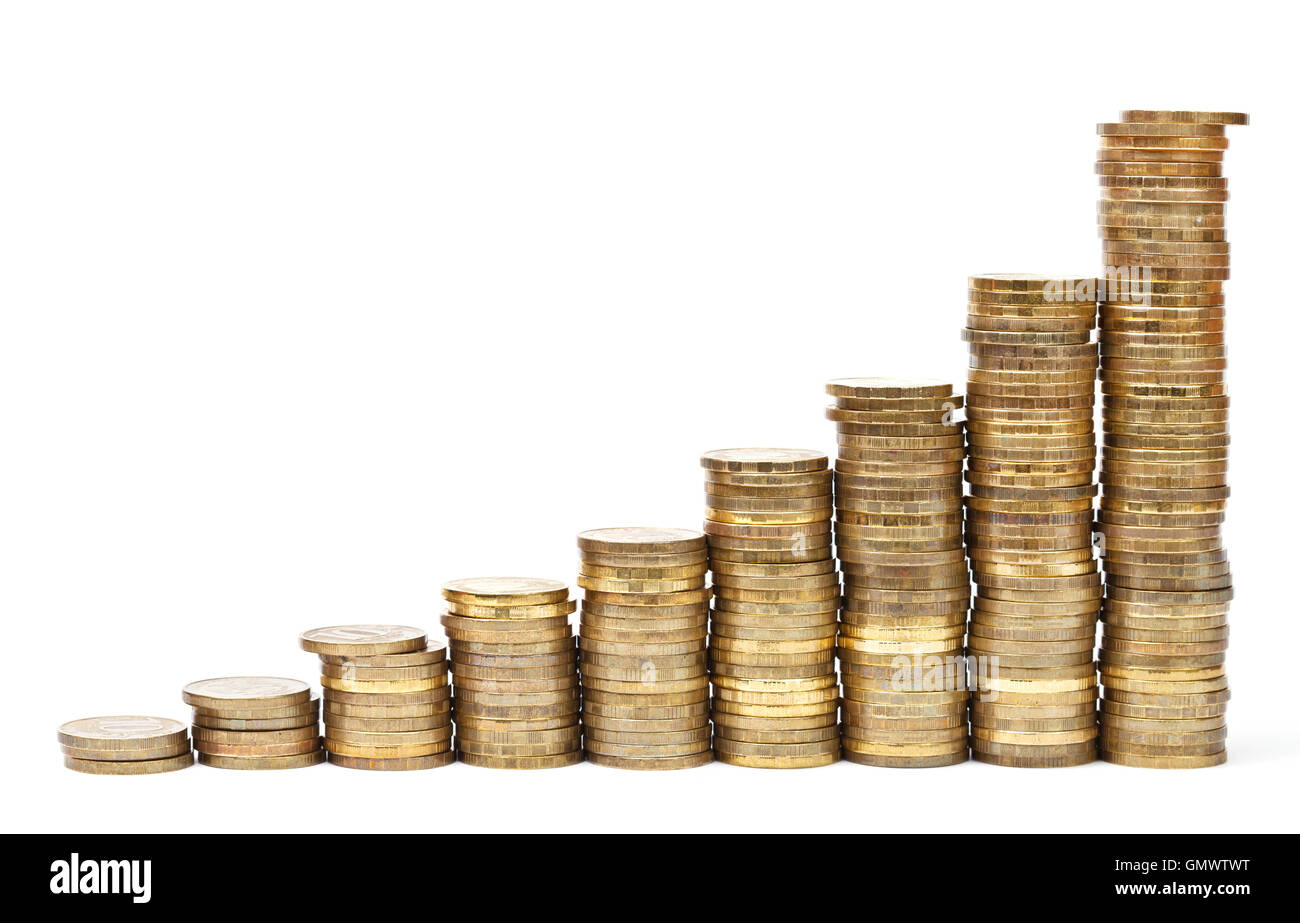 Coins graph hi-res stock photography and images - Alamy