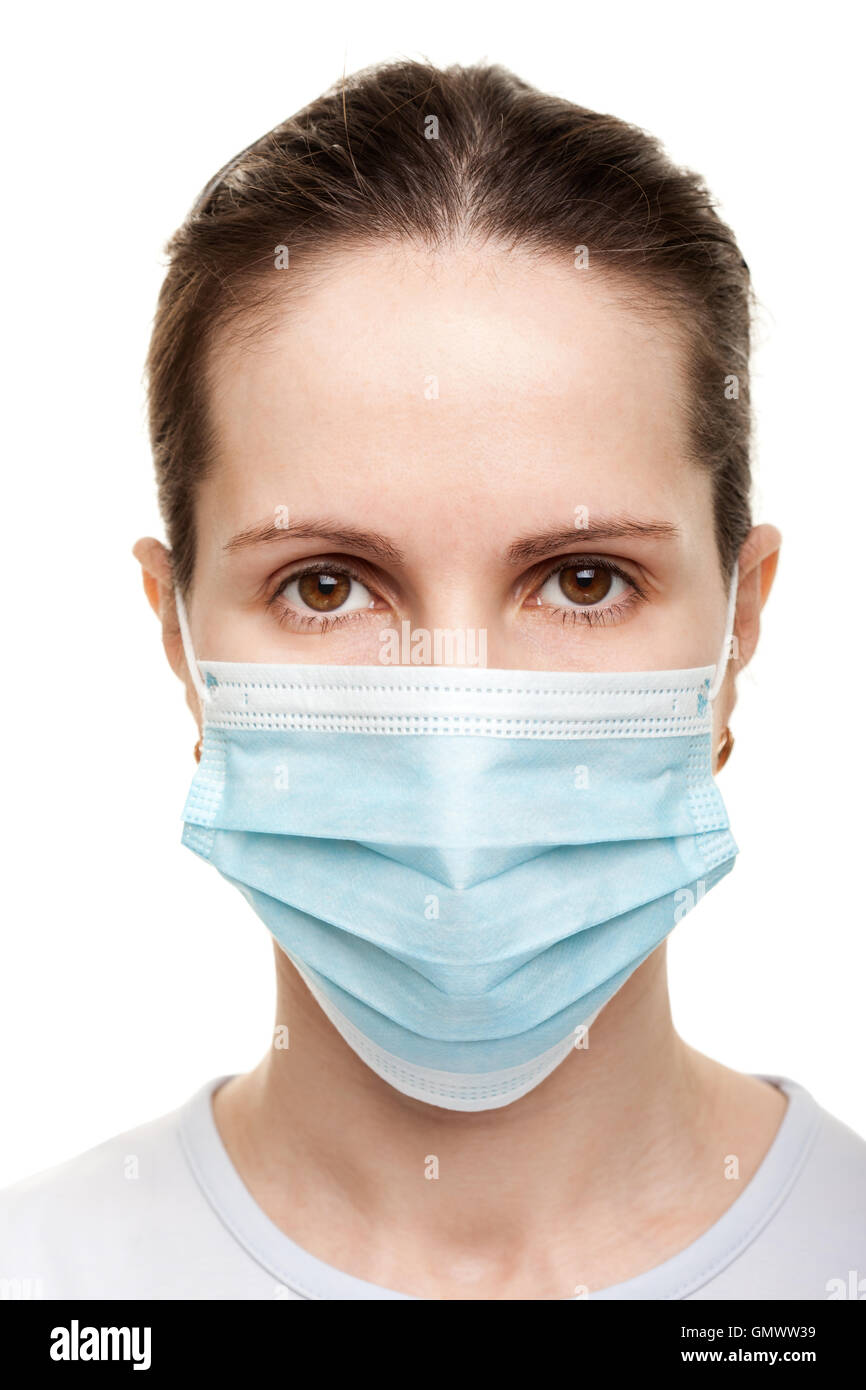 Women in medicine mask Stock Photo - Alamy