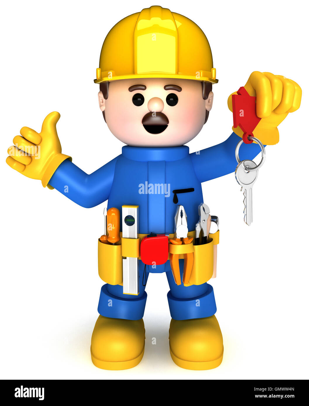 Cartoon craftsman tools hi-res stock photography and images - Alamy