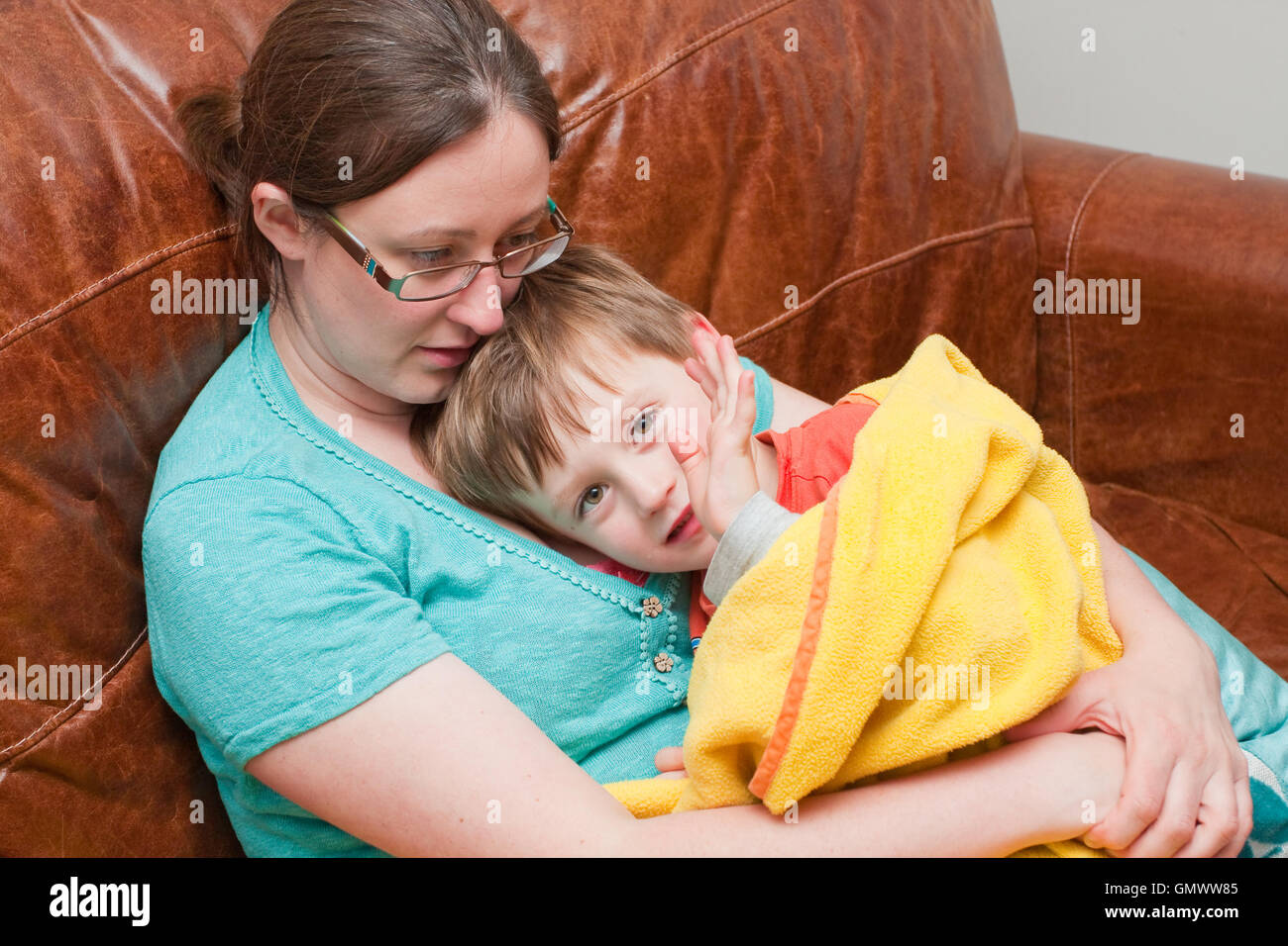 Mum and Child Stock Photo - Alamy
