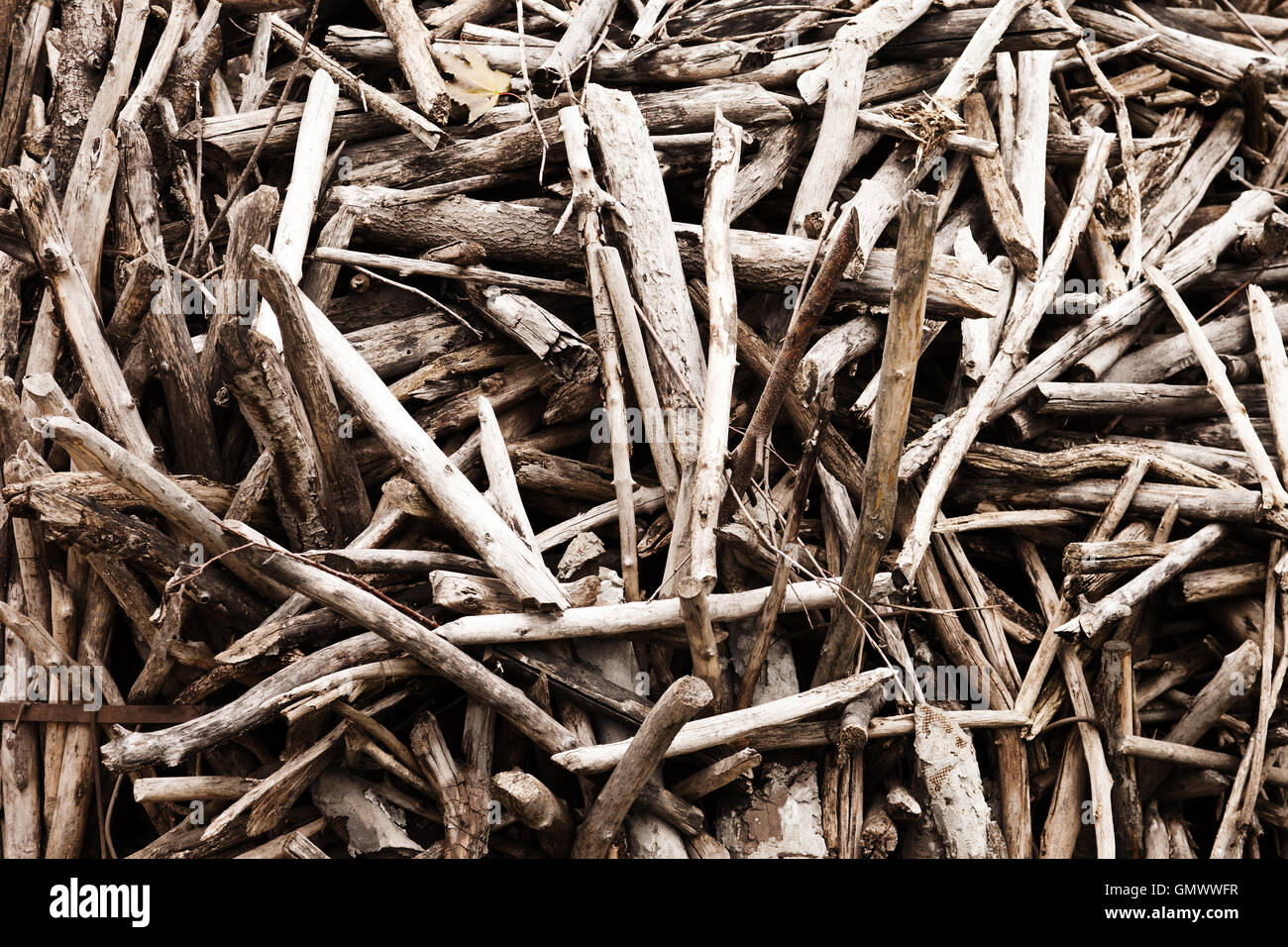 Wood log pile Stock Photo - Alamy