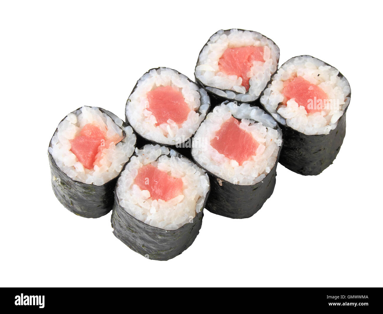 Fresh sushi rolls fish Cut Out Stock Images & Pictures - Alamy