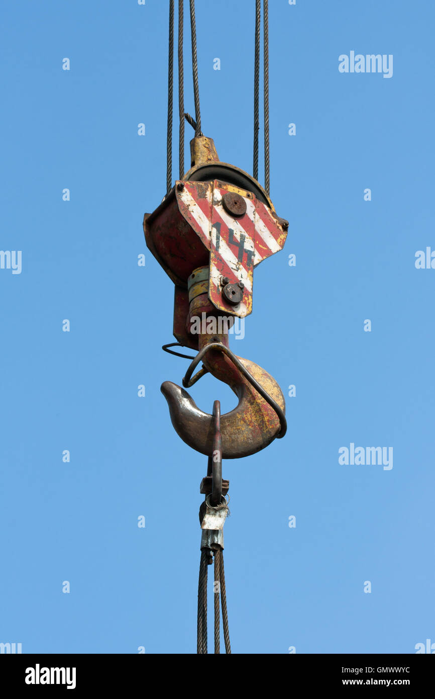 Construction hook crane hi-res stock photography and images - Alamy