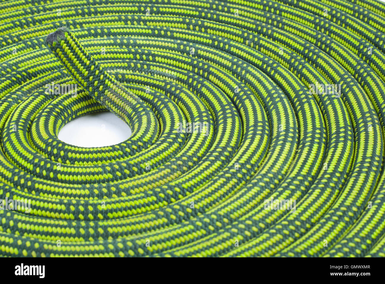 Climbing Rope in spiral Stock Photo - Alamy