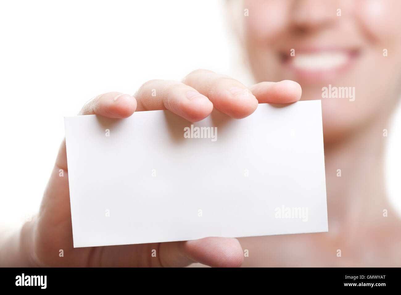 Blank empty business card hi-res stock photography and images - Alamy