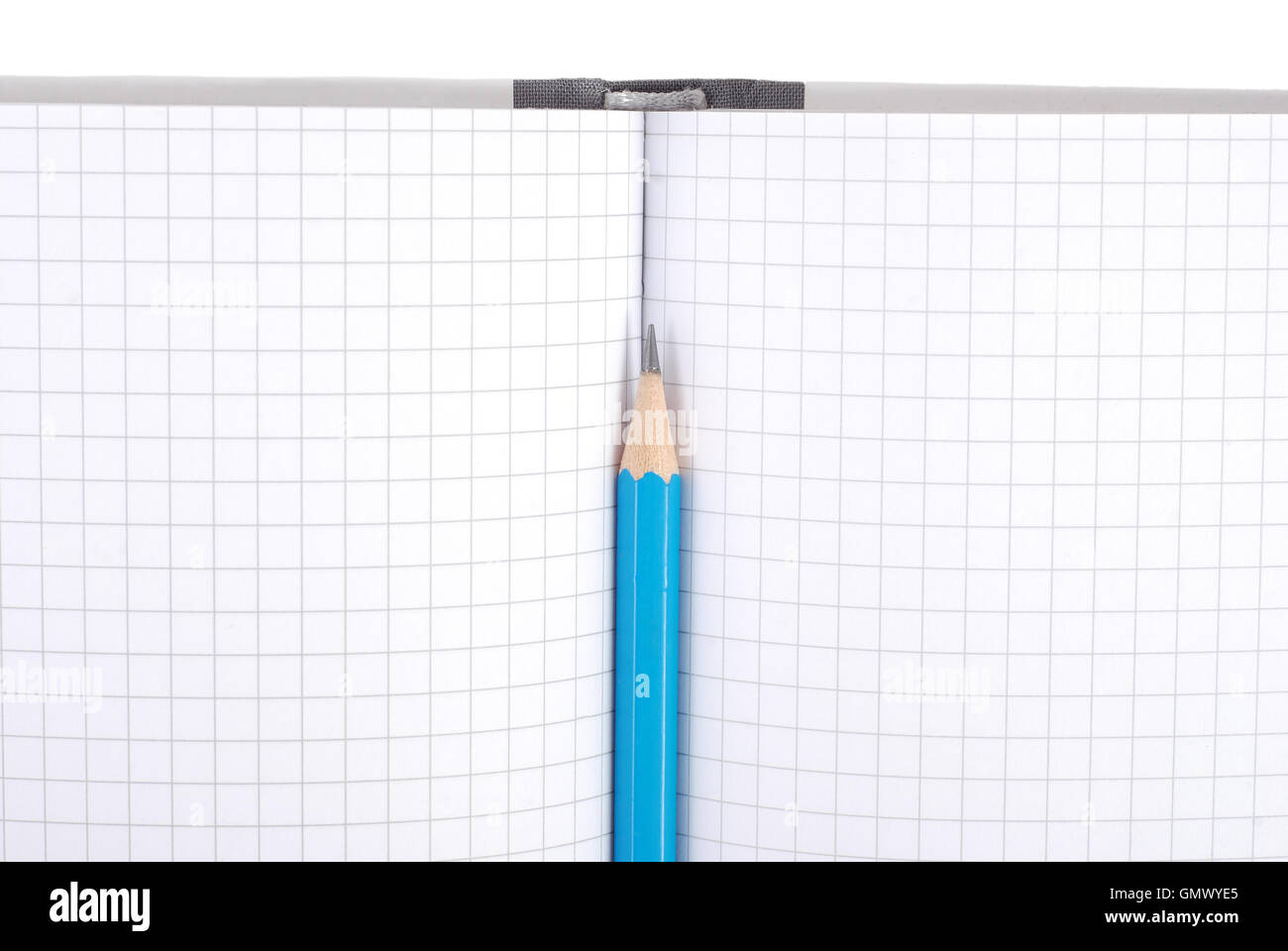 Notebook with pencil Stock Photo - Alamy