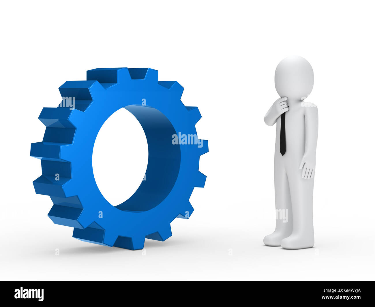 Mechanical man illustration hi-res stock photography and images - Alamy