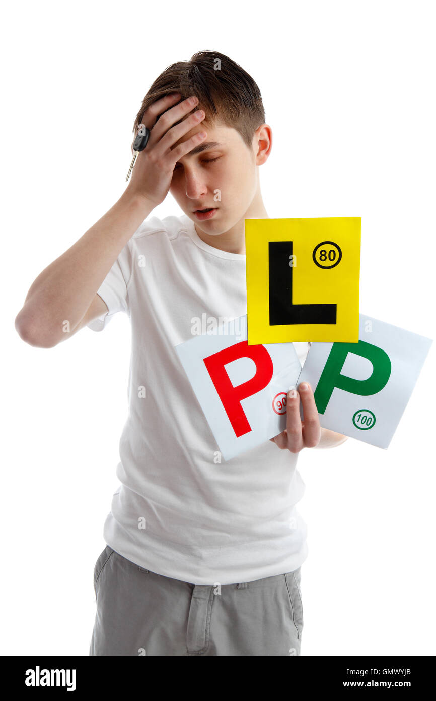 Don't fail driving test examination Stock Photo - Alamy