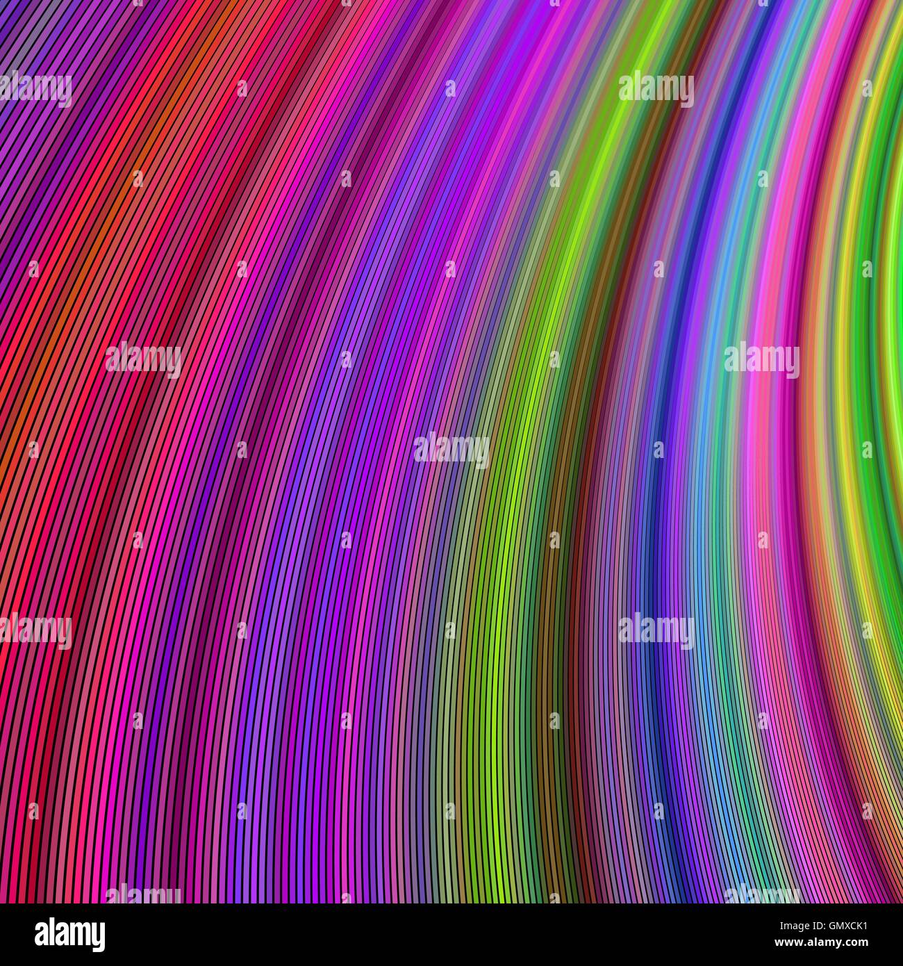 Multicolor curved stripe design background Stock Vector Image & Art - Alamy