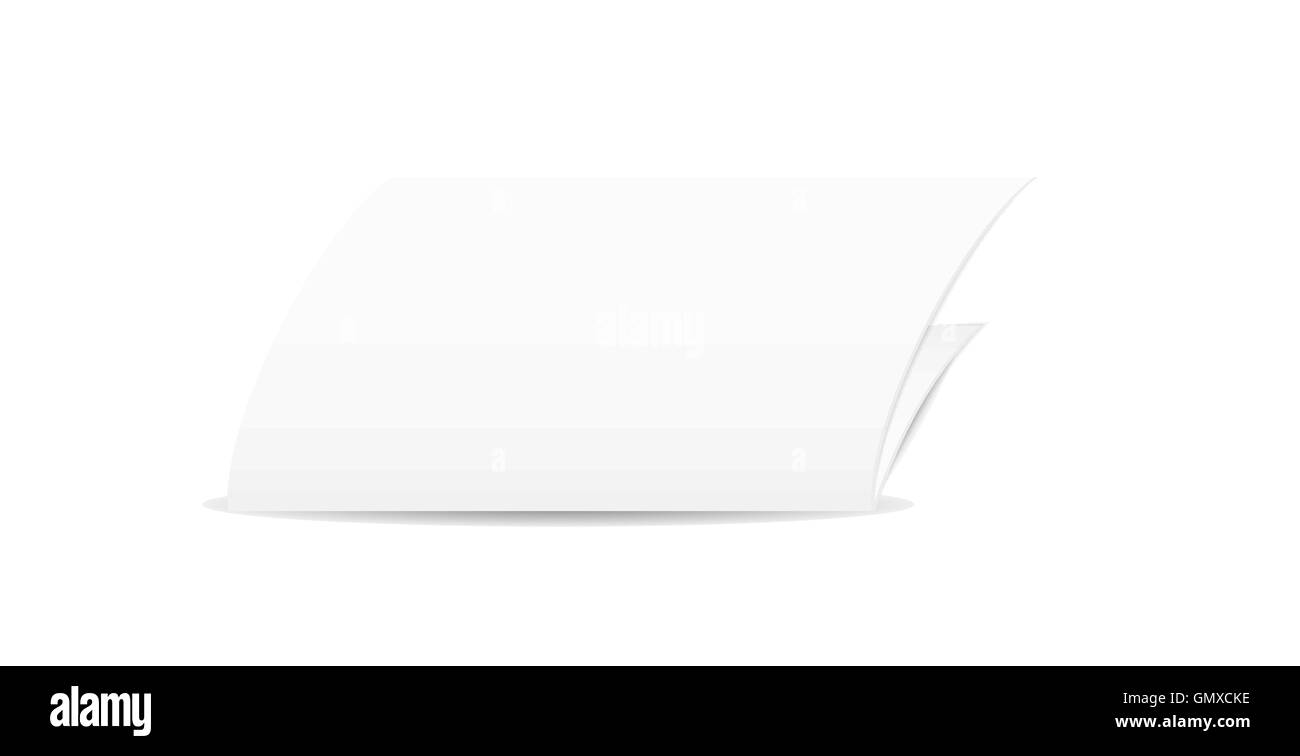 white blank folded paper Stock Vector Image & Art - Alamy white blank folded paper Stock Vector Image & Art - Alamy