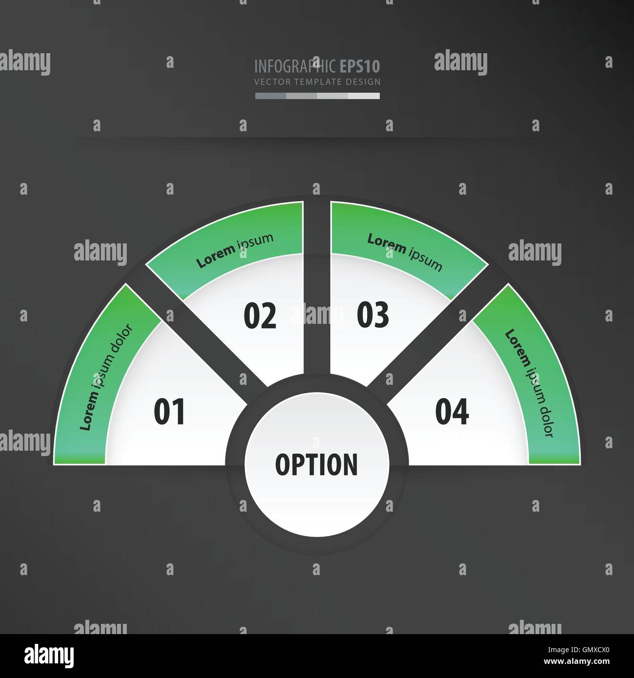 Semicircle template for design infographic hi-res stock photography and ...