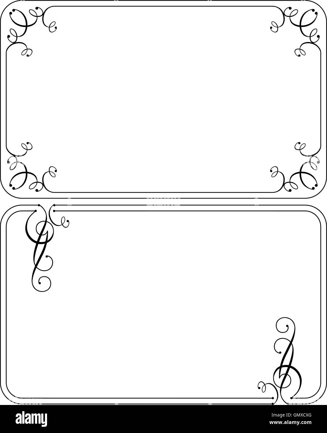 Frame Border Design Stock Vector Image & Art - Alamy