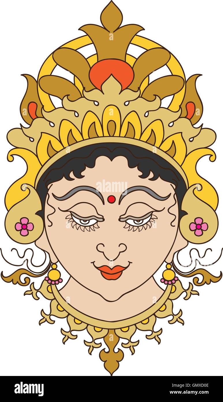 Durga Goddess of Power Stock Vector Image & Art - Alamy