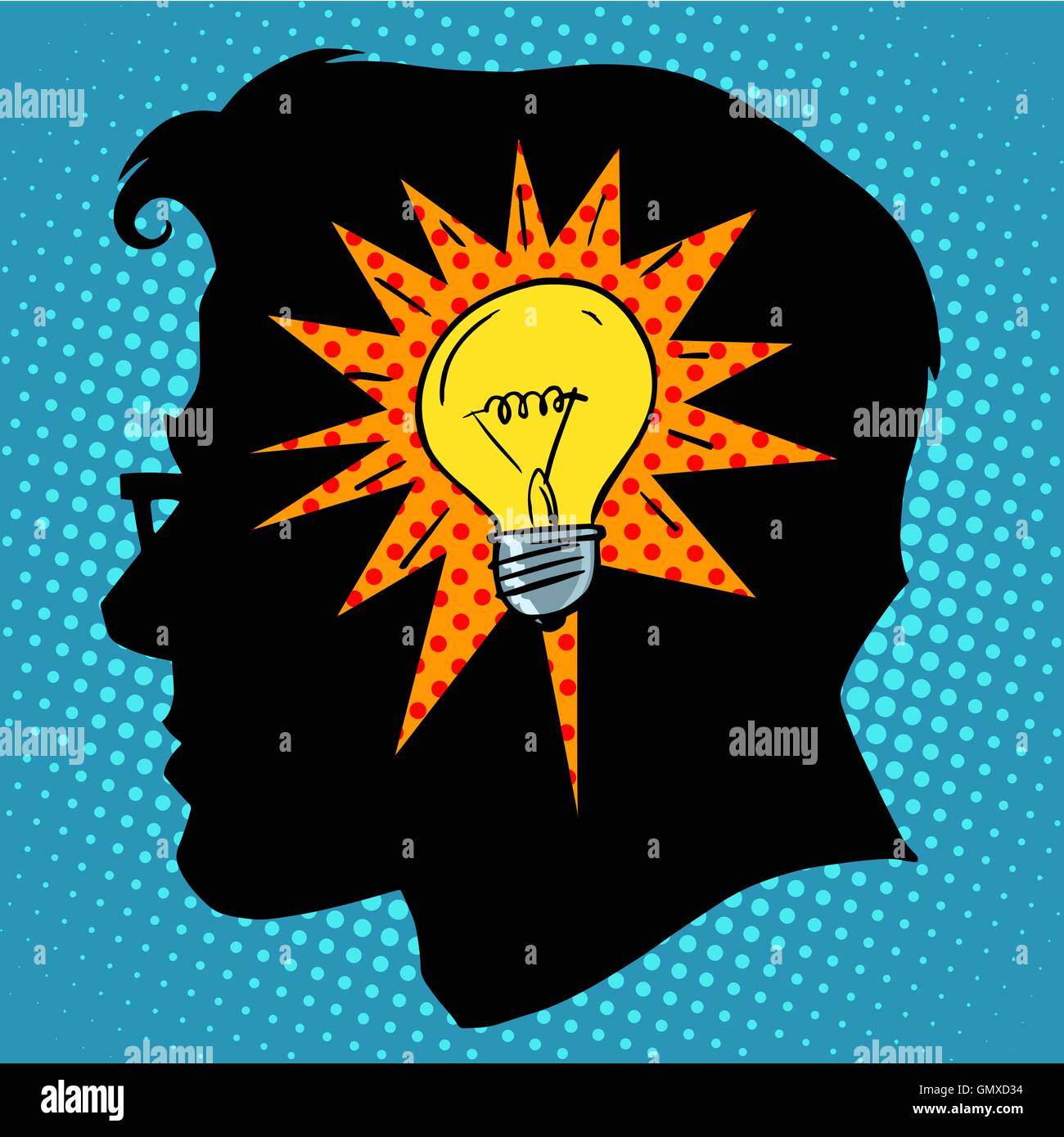 Cartoon light bulb Stock Vector Images - Alamy