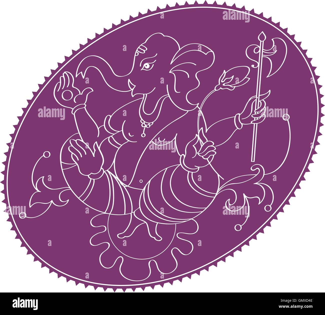 Ganesha The Lord Of Wisdom Stock Vector Image & Art - Alamy