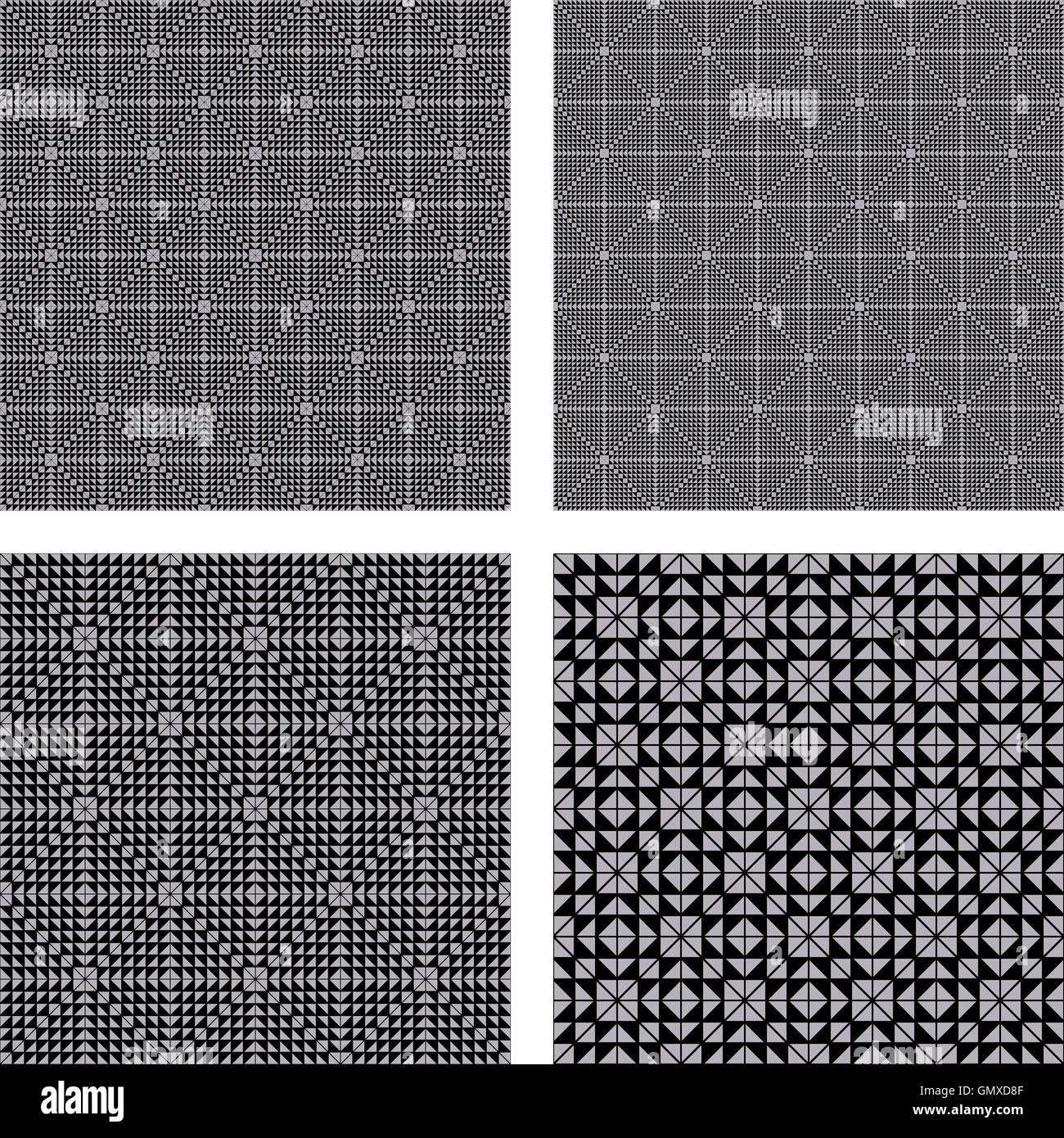 Grey triangle pattern set Stock Vector Image & Art - Alamy