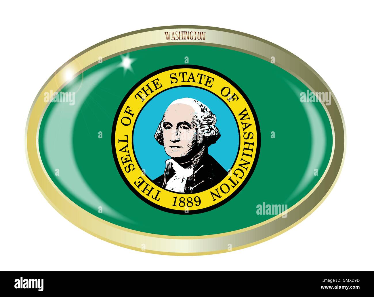 Washington state flag hi-res stock photography and images - Alamy