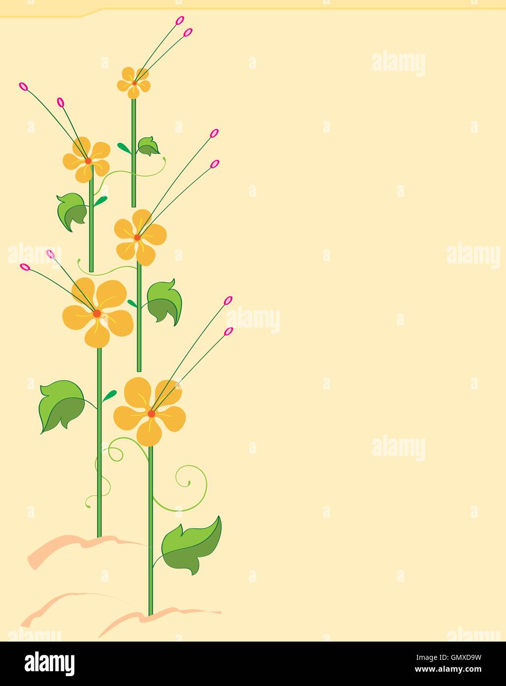 Artistic flower line art Stock Vector Images - Alamy