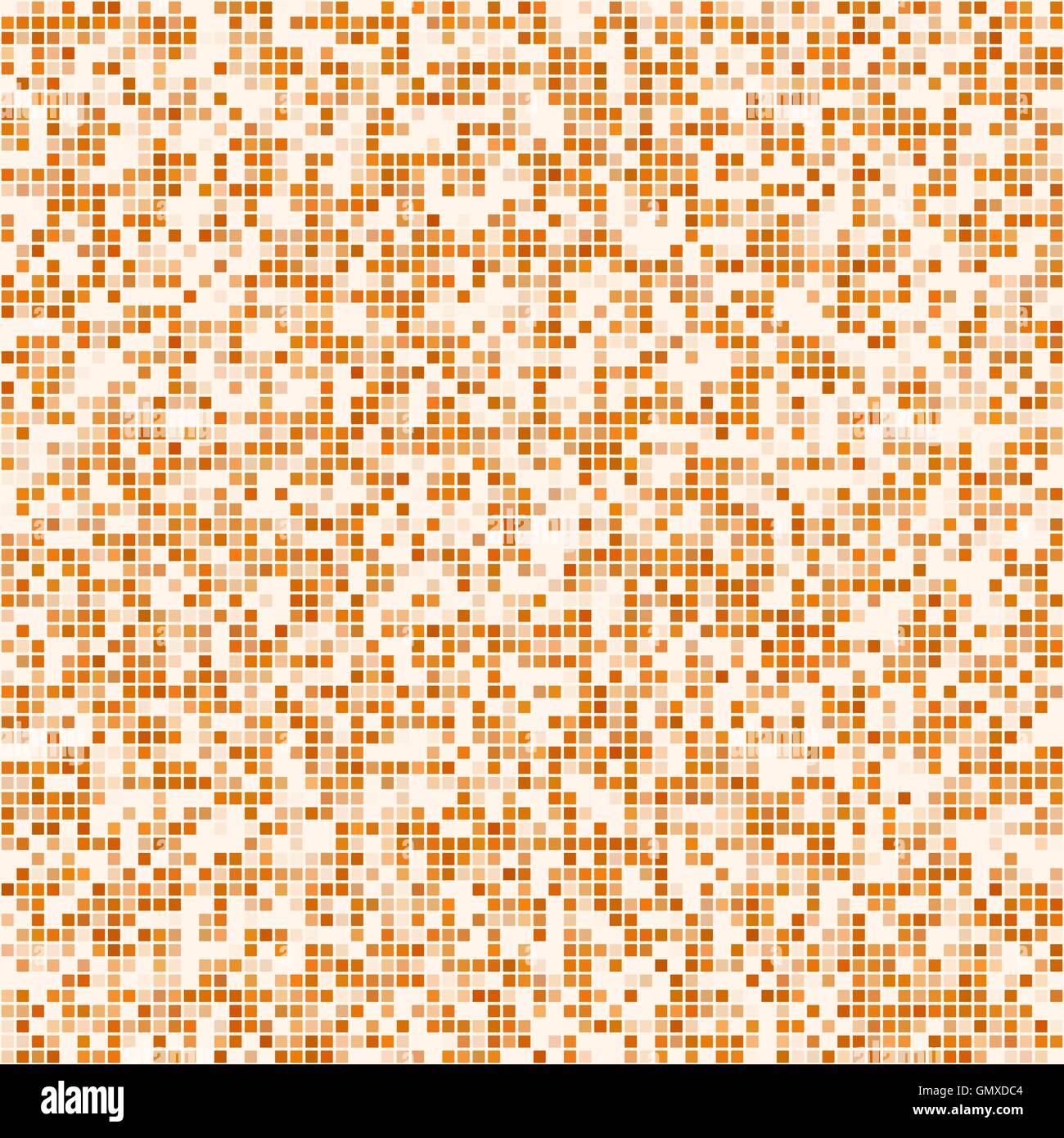 Orange square pixel mosaic background Stock Vector Image & Art - Alamy