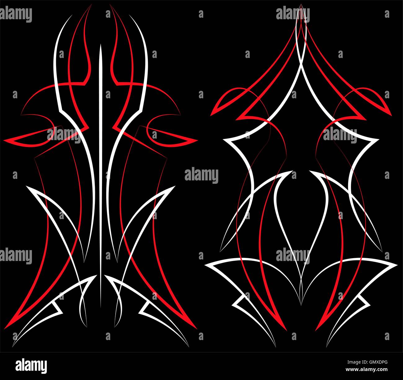 Pinstripe Graphics : Vinyl Ready Stock Vector Image & Art - Alamy