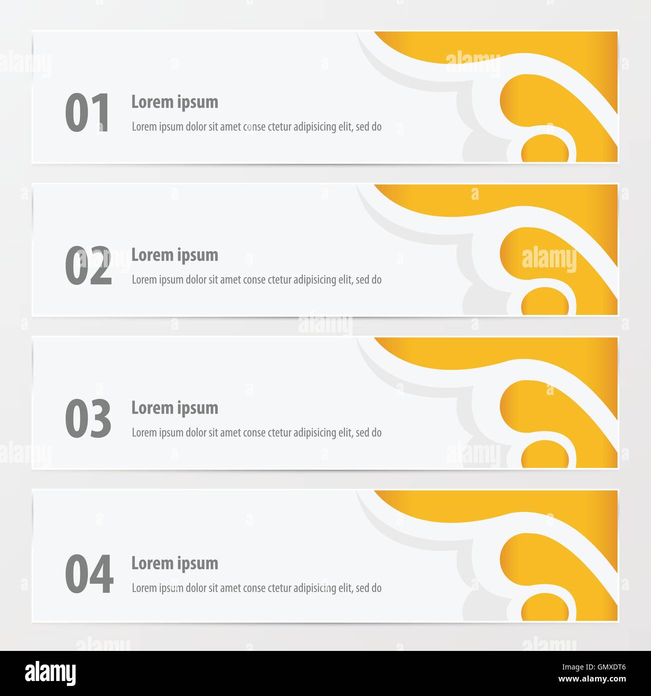 banner design art style yellow color Stock Vector Image & Art - Alamy