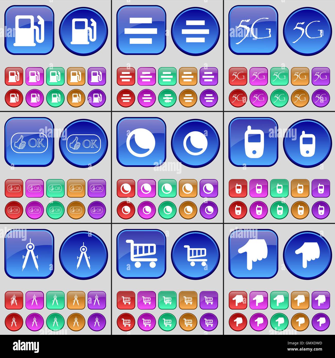 Ok gas station Stock Vector Images - Alamy