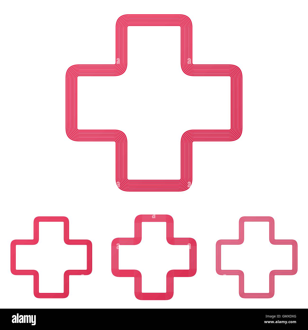 Minimalist medical icon set Cut Out Stock Images & Pictures - Alamy