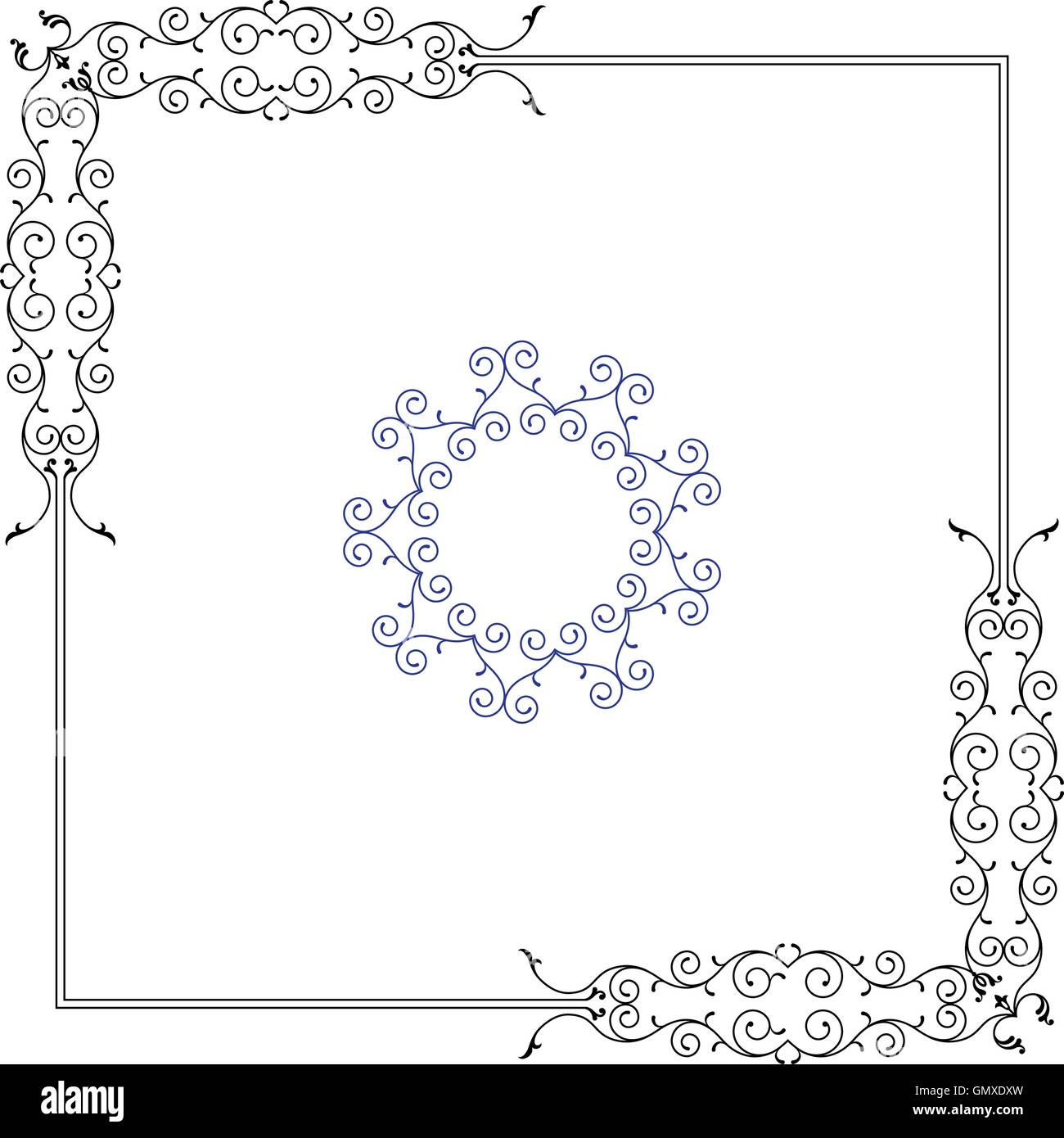 Frame Border Design Stock Vector Image & Art - Alamy