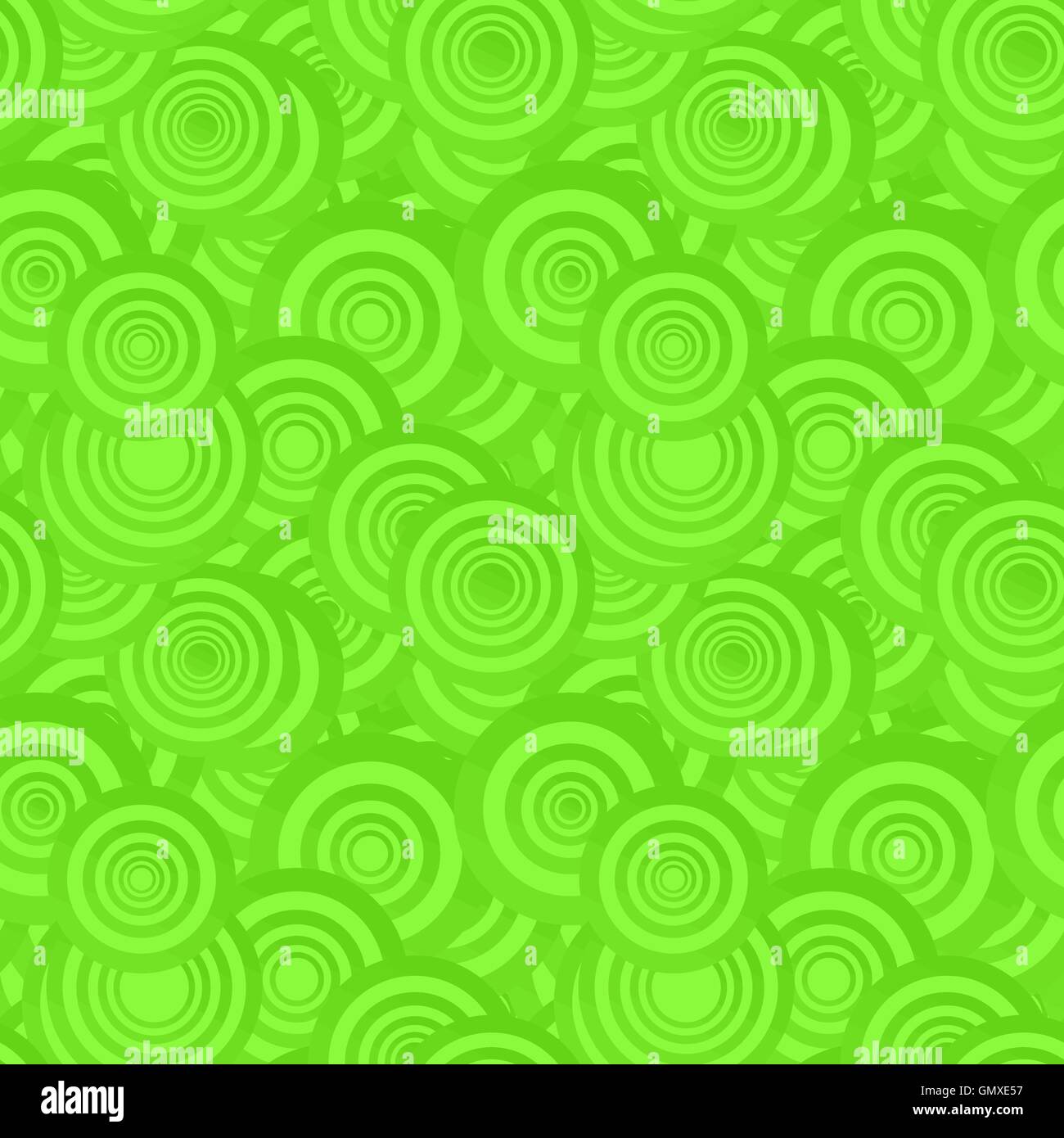 Green seamless circle pattern background Stock Vector Image & Art - Alamy