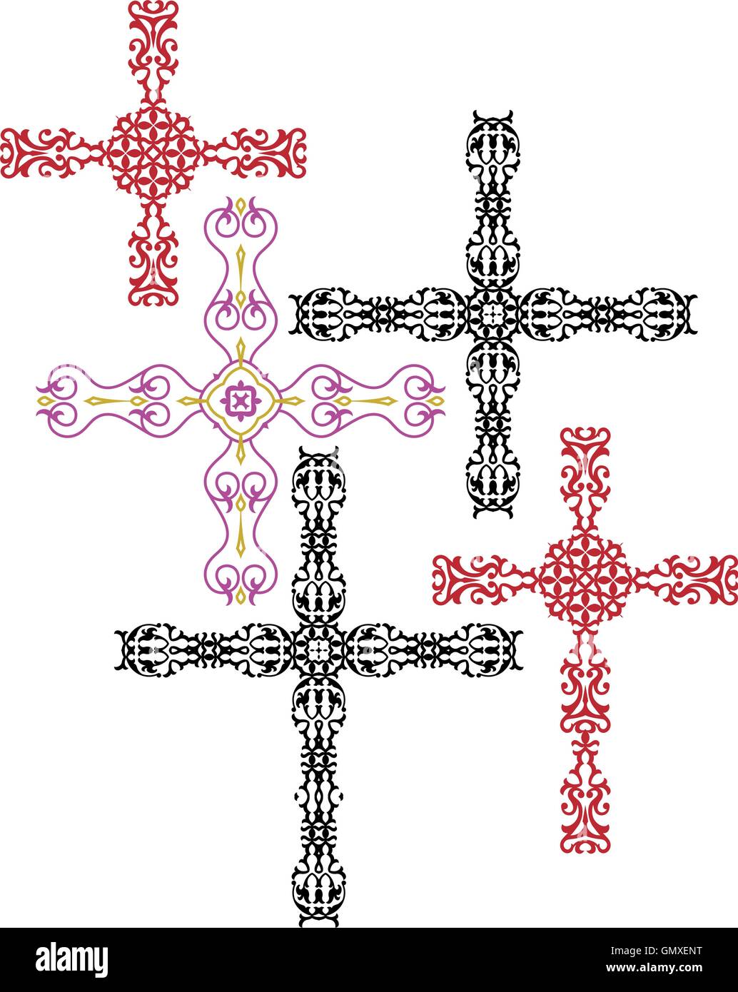 Cross Christian Design Stock Vector Image & Art - Alamy